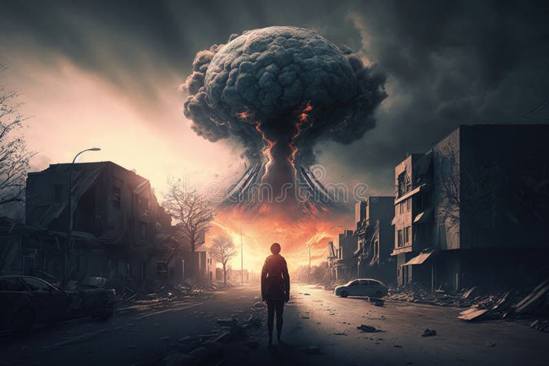 A Man Stands in Front of a Nuclear Explosion and Watches this Spectacle ...