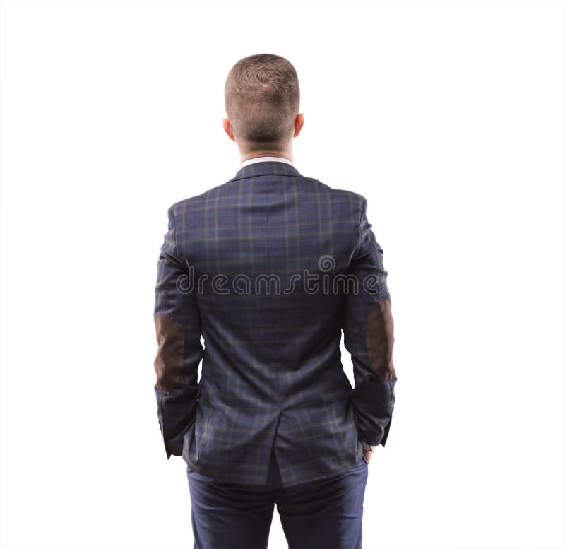Man Stands with His Back To the Camera Stock Photo - Image of body ...