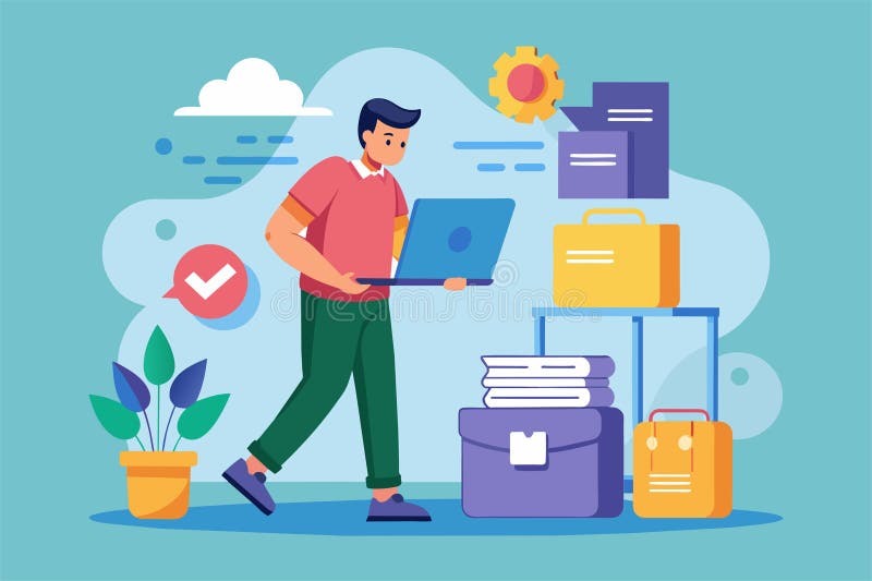 Backing Up Information Stock Illustrations – 134 Backing Up Information ...