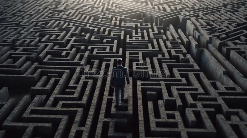 A Man Stands in a Maze and Thinks, View. the Concept of Difficulty in ...