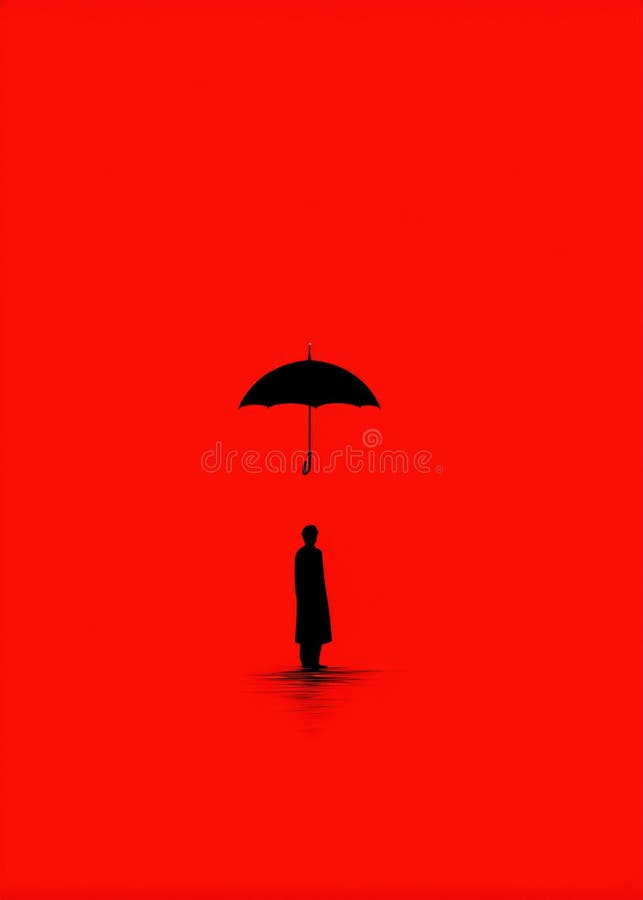 Red Floating Umbrella Ai Generated Stock Photos - Free & Royalty-Free ...