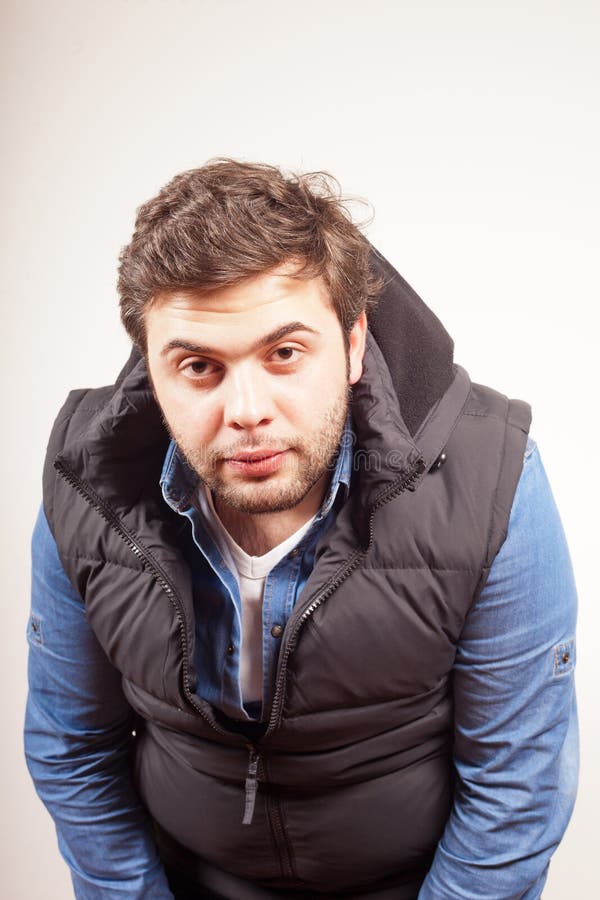 Stolid young man stock photo. Image of quiet, behavior - 50073050