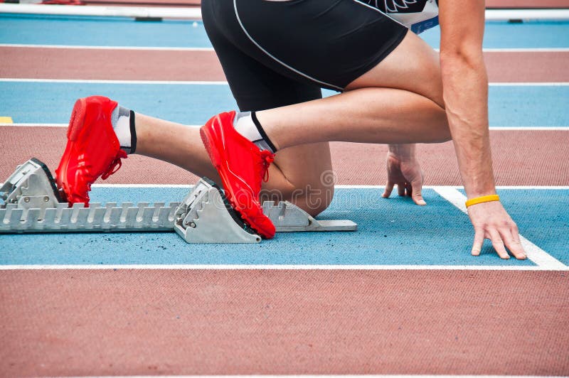 Track start 01 stock photo. Image of race, sport, start - 1918244