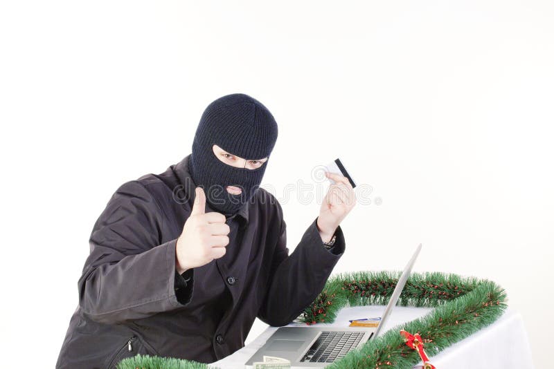 Man Stealing Data from a Laptop Stock Image - Image of espionage ...