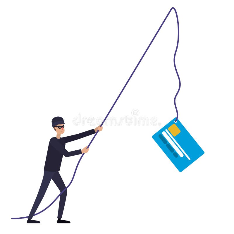 Man Stealing Information Avatar Character Stock Vector - Illustration ...