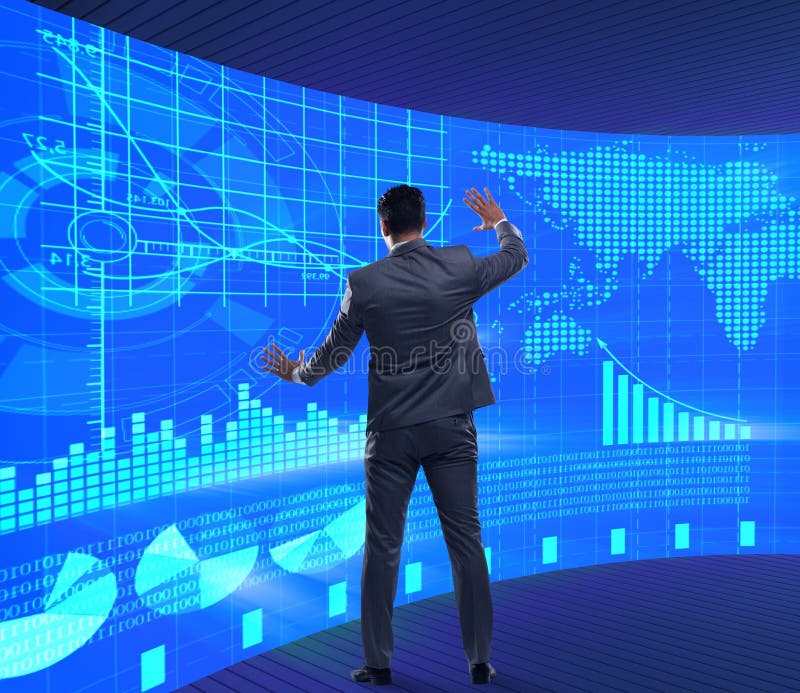 Man in Stock Exchange Trading Concept Stock Photo - Image of executive ...