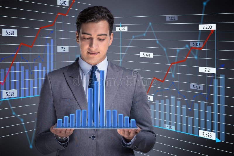 The Man in Stock Trading Business Concept Stock Photo - Image of ...