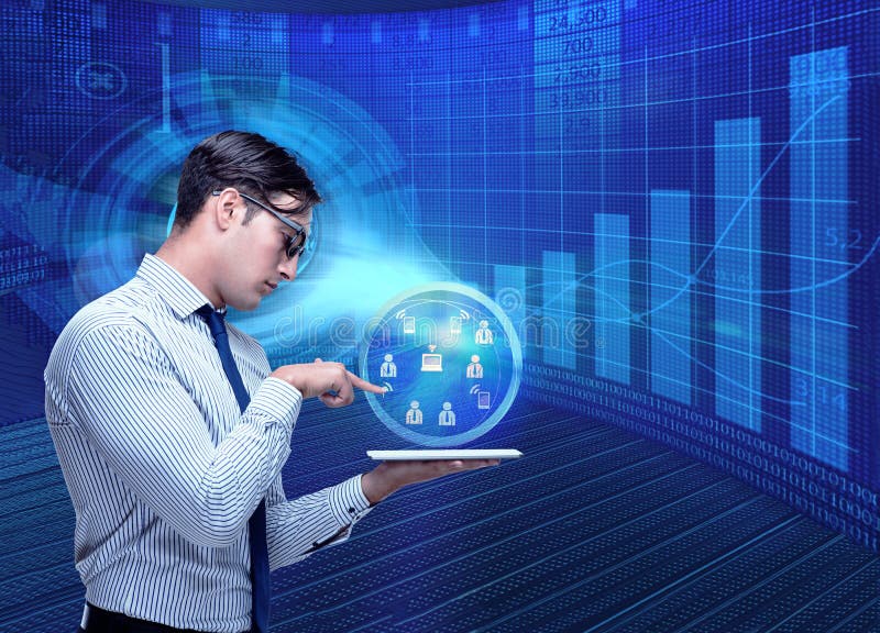 The Man in Stock Trading Business Concept Stock Photo - Image of ...