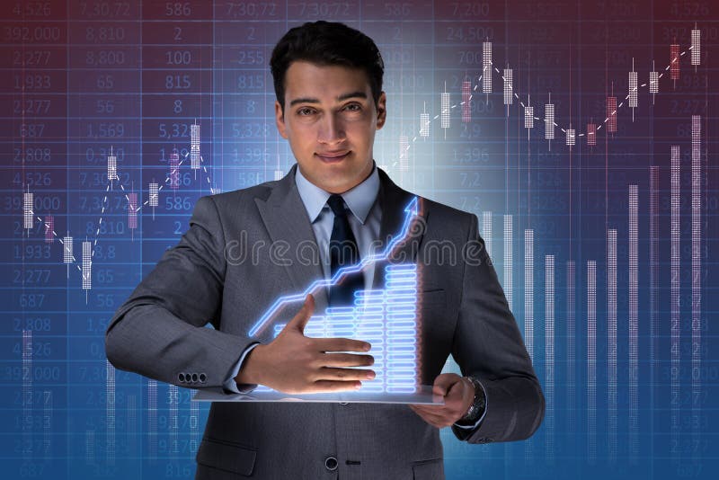 The Man in Stock Trading Business Concept Stock Photo - Image of ...