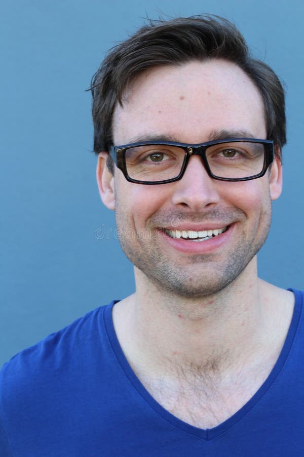 Man with Straight White Perfect Teeth Stock Image - Image of face ...