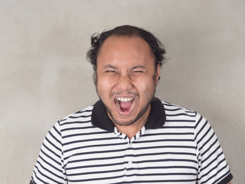 Stressed face stock image. Image of depression, anger - 106450997