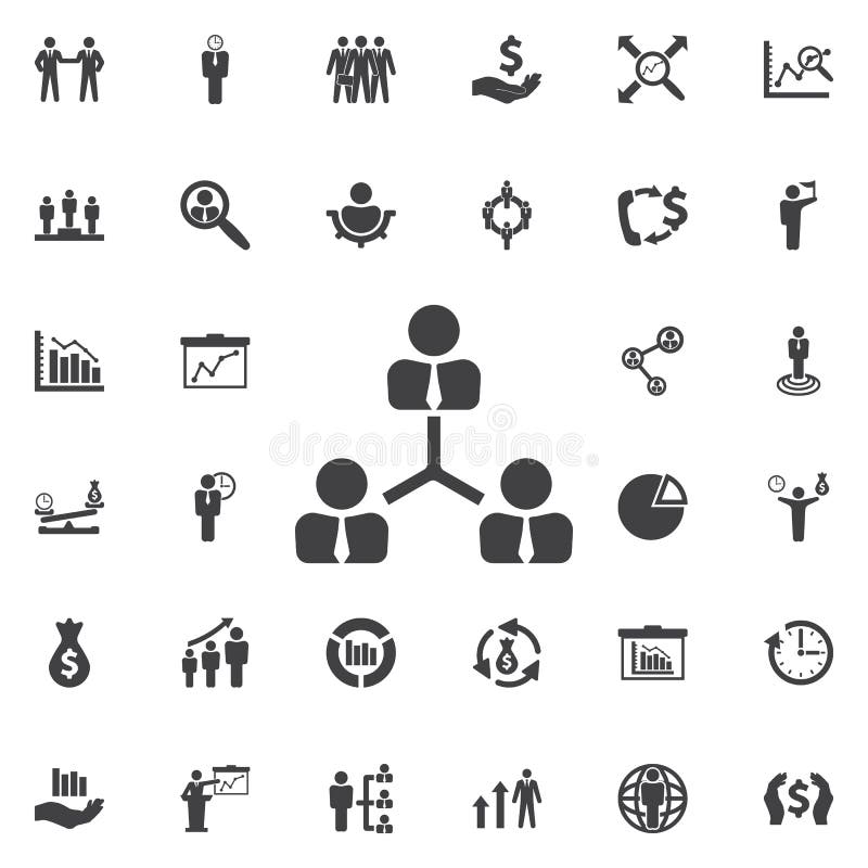 Man structure icon. stock vector. Illustration of company - 92836771