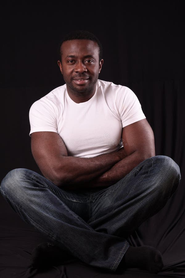 Man in studio stock image. Image of young, head, cool - 8197387