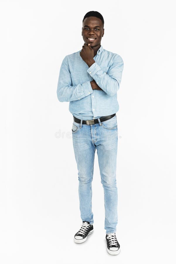 Man Studio Shoot Full Body Concept Stock Image - Image of fashion ...