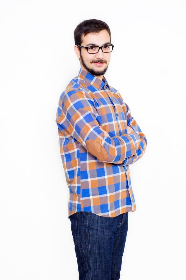 Man in studio stock image. Image of ethnicity, model - 65462465