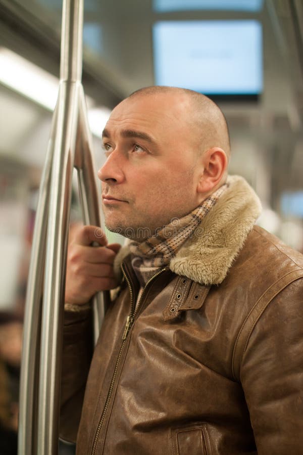 Man in subway stock photo. Image of passenger, lifestyle - 37720188