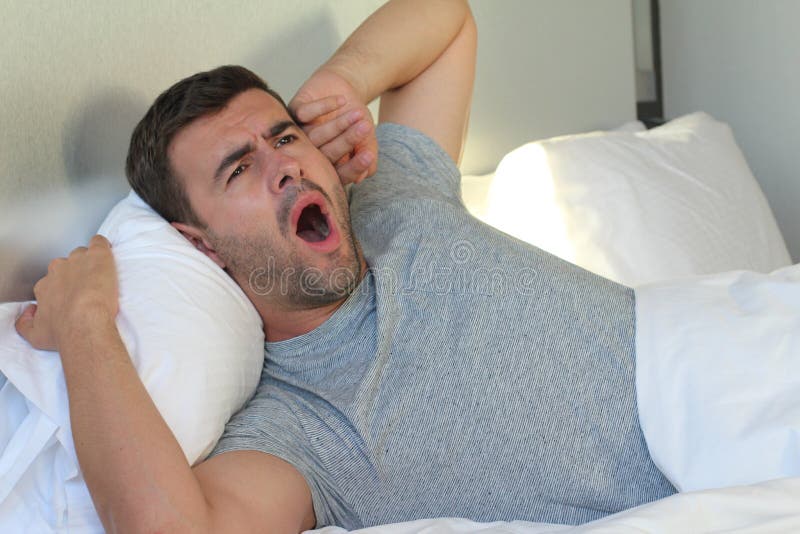 Man Suffering from a Deep Pain Stock Image - Image of idle, handsome ...