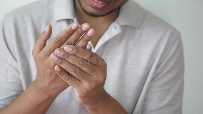 Man Suffering Pain in Hand Close Up Stock Footage - Video of pain ...