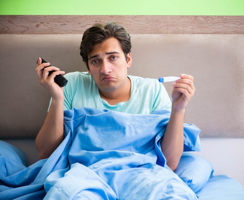 Man Suffering from Sleeping Disorder and Insomnia Stock Image - Image ...