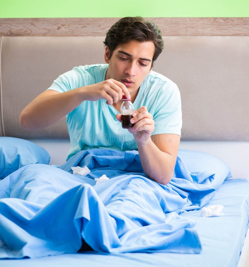 Man Suffering from Sleeping Disorder and Insomnia Stock Photo - Image ...