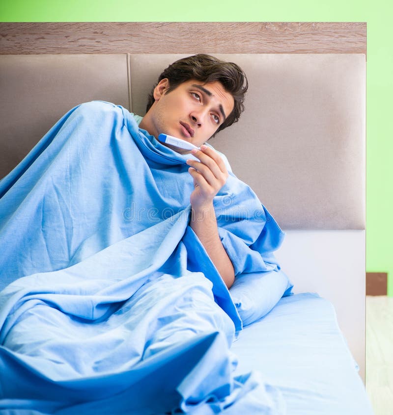 Man Suffering from Sleeping Disorder and Insomnia Stock Image - Image ...
