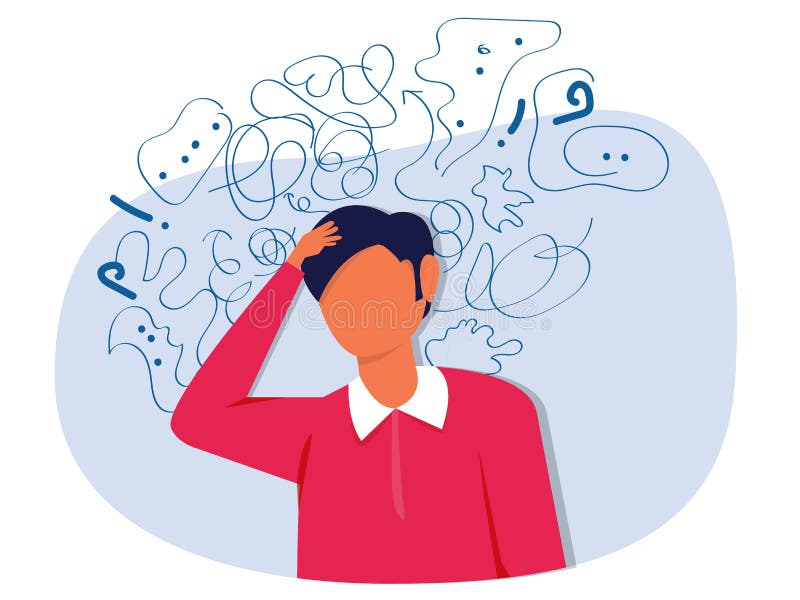 Racing Thoughts Stock Illustrations – 41 Racing Thoughts Stock ...