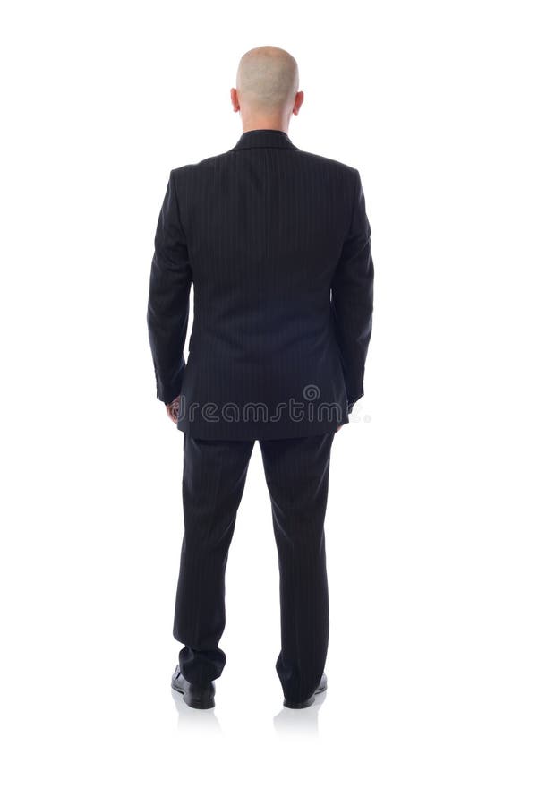 #Man in suit from behind stock image. Image of backview - 26888617