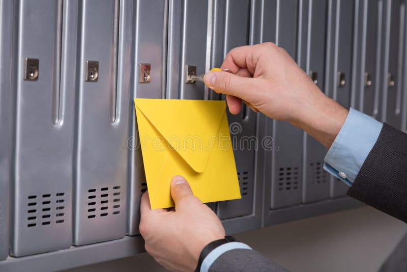 Man Getting Mail Mailbox Stock Photos - Free & Royalty-Free Stock ...