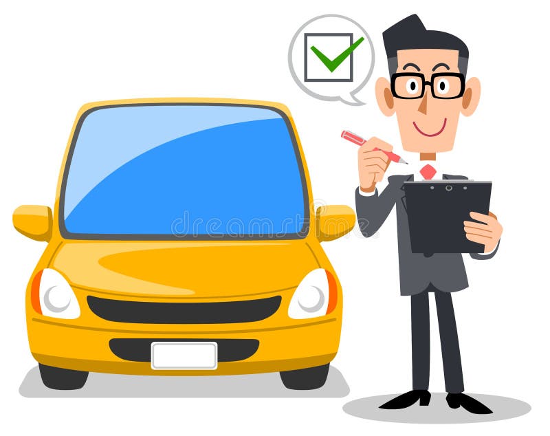Car Inspection Checkmark Stock Illustrations – 89 Car Inspection ...