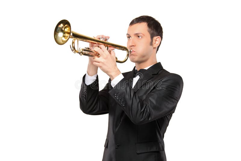 Playing Trumpet