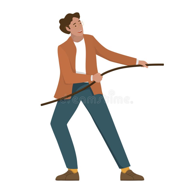 Strong Man Pulling Rope Stock Illustrations – 190 Strong Man Pulling ...