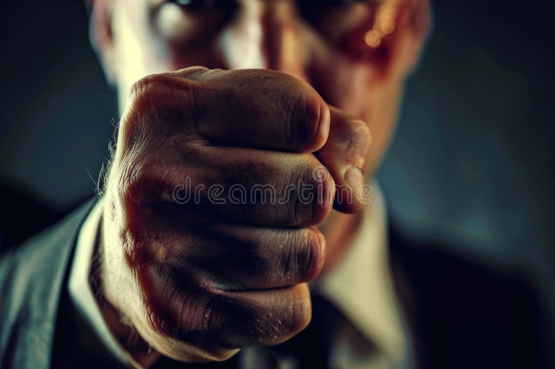 Angry Man Punching Stock Illustrations – 239 Angry Man Punching Stock ...