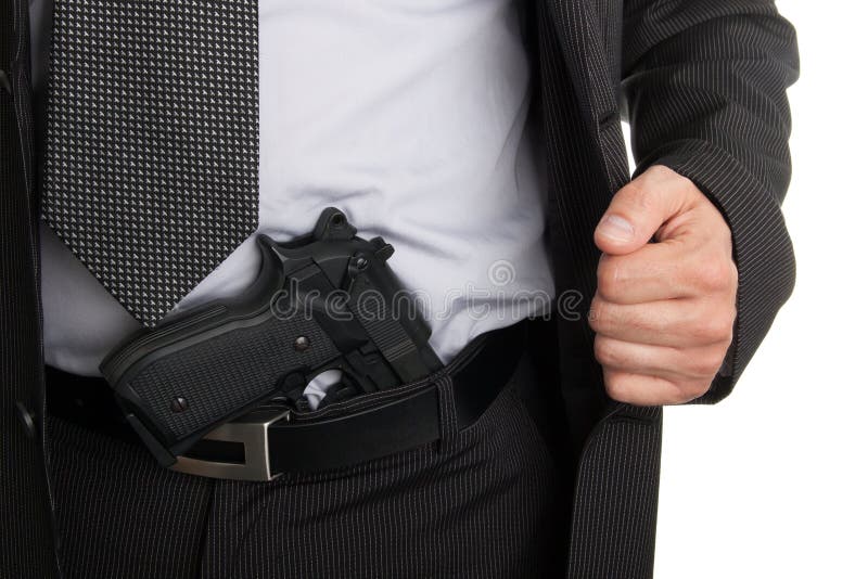 Gun in Waistband stock image. Image of protect, security - 2881963