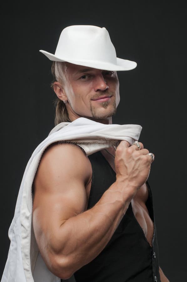 Man in kilt stock image. Image of fitness, exercising - 32285789