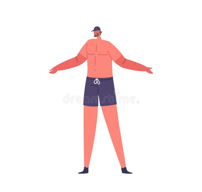 Man Sunburned Stock Illustrations 69 Man Sunburned Stock