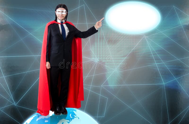 The Man with Superpowers Ruling the World Stock Photo - Image of brave ...