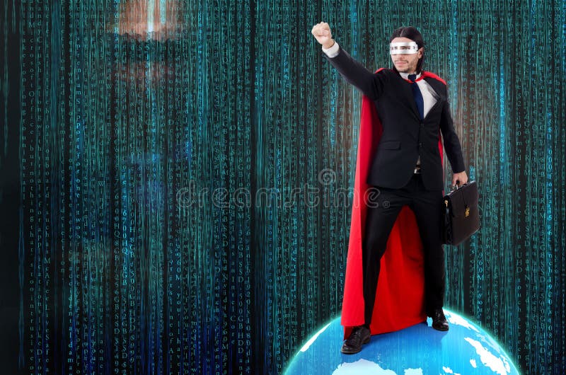 The Man with Superpowers Ruling the World Stock Photo - Image of posing ...
