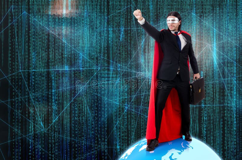 The Man with Superpowers Ruling the World Stock Photo - Image of hero ...