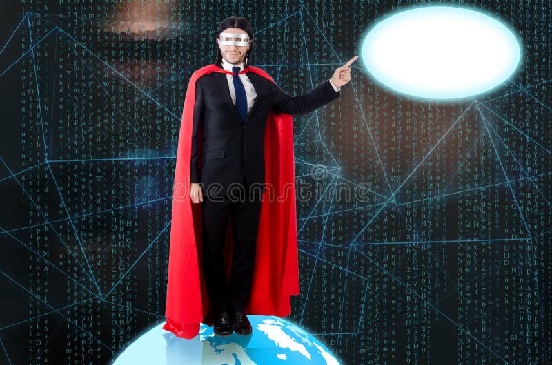 The Man with Superpowers Ruling the World Stock Photo - Image of hero ...
