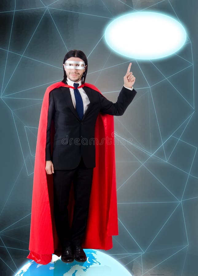 The Man with Superpowers Ruling the World Stock Photo - Image of macho ...
