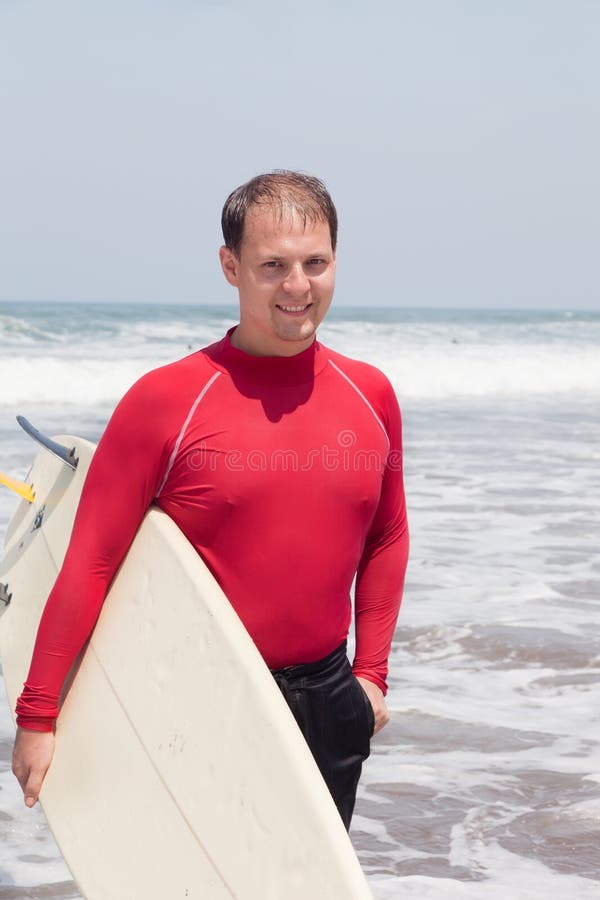 Man - surfer stock photo. Image of beach, athlete, activities - 26168150
