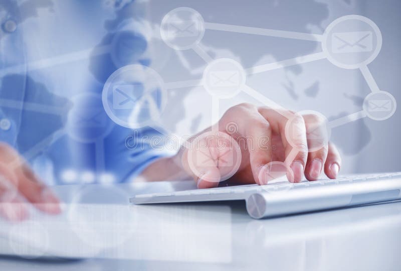 Man surfing the Internet stock image. Image of career - 70479761