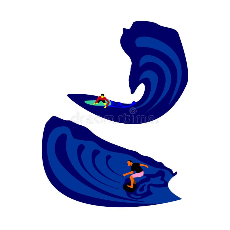 Diver Surfing Stock Illustrations – 1,641 Diver Surfing Stock ...