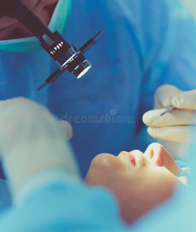 Man Surgeon at Work in Operating Room Stock Photo - Image of equipment ...