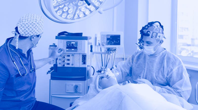 Man Surgeon at Work in Operating Room Stock Image - Image of work, care ...