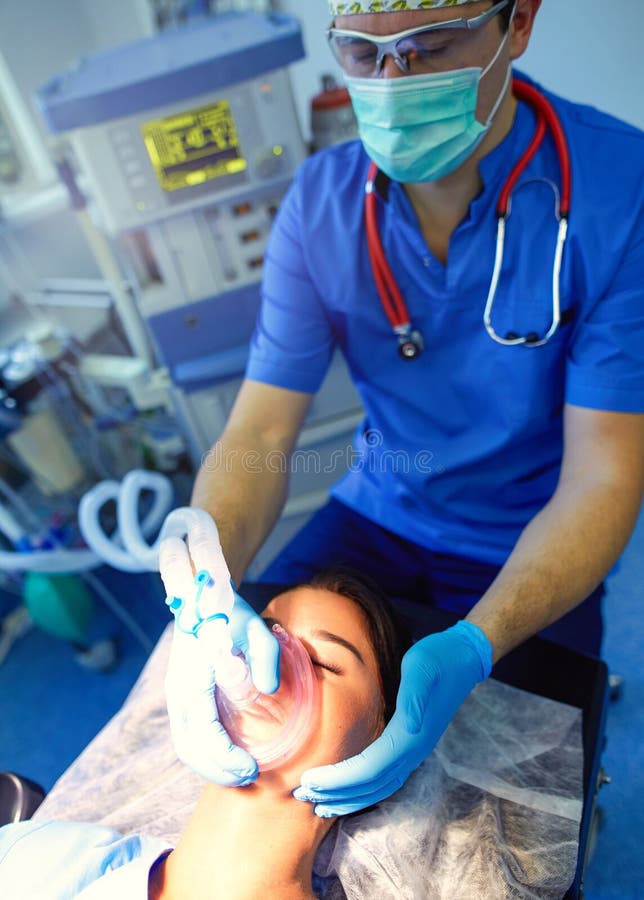 Man Surgeon at Work in Operating Room Stock Image - Image of healthcare ...