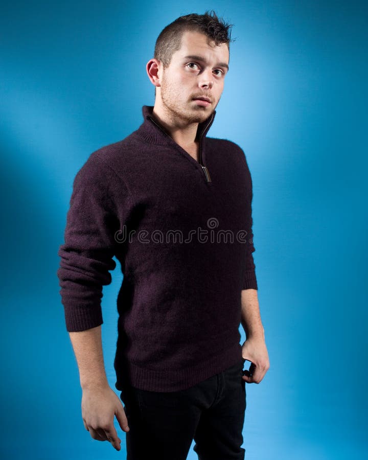 Man in Sweater stock image. Image of attractive, person - 16219721