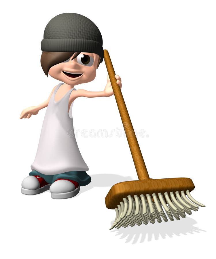 3d Man Sweeping Stock Illustrations – 80 3d Man Sweeping Stock ...
