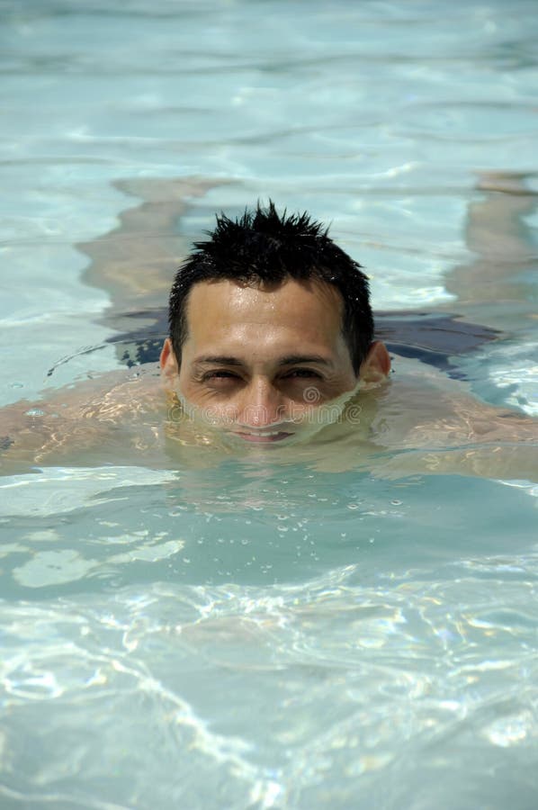 Man in swimming pool stock photo. Image of activity, male - 2904108