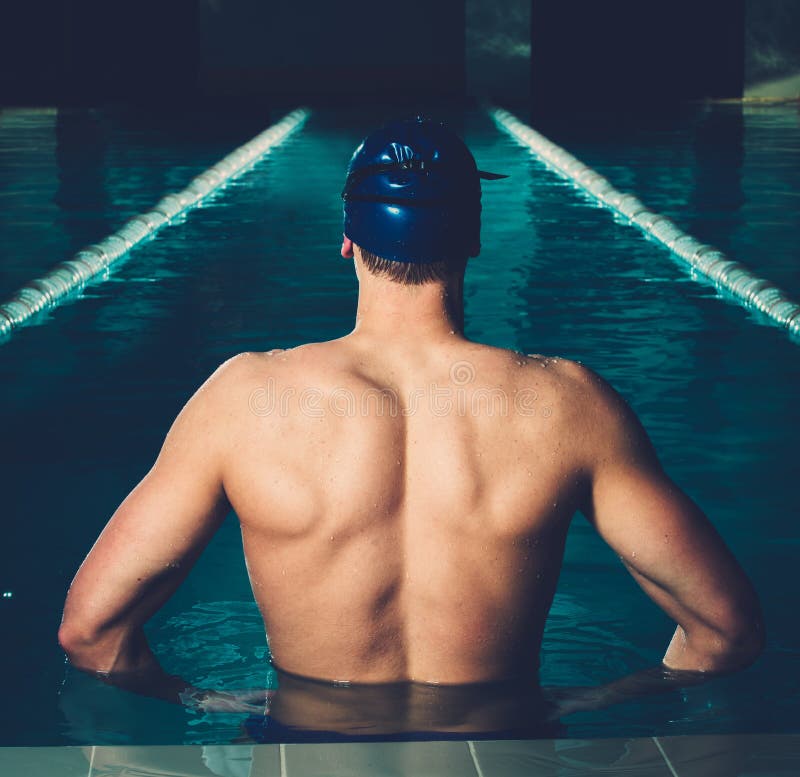 Man in swimming pool stock photo. Image of effort, freestyle - 38562914